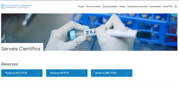 Improvements to the SCC-PCB reservation application - Parc Científic de ...